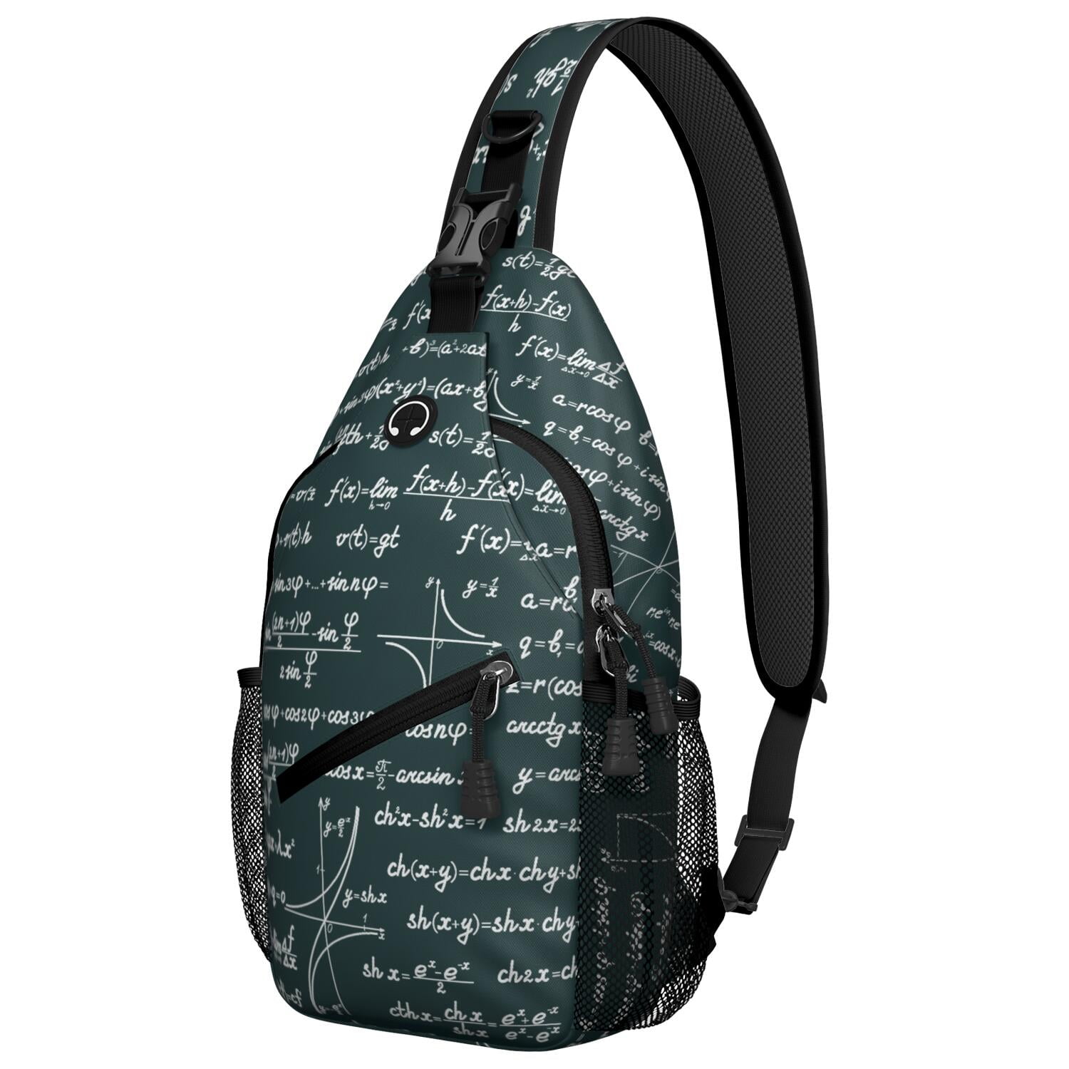 Science Rules Sling Bag for Hiking & Travel Anti-Theft Crossbody Bag ...