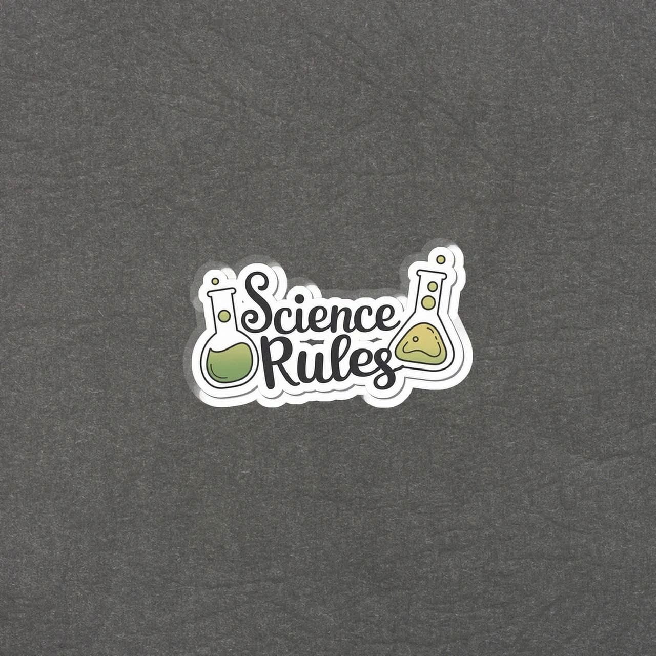 Science Rules Sticker - Chemistry Pun Decal For Science Loversphone ...
