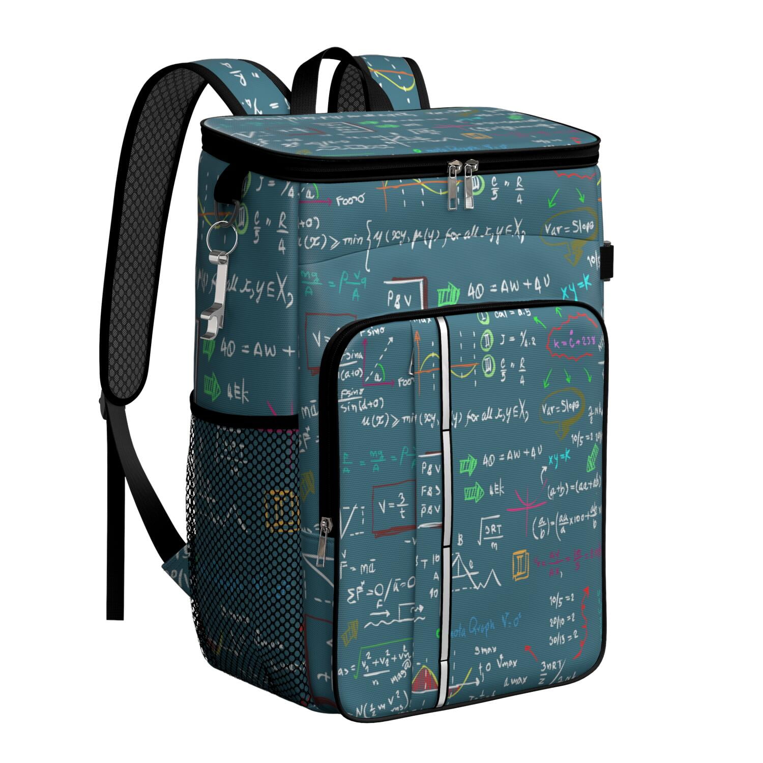 Science Rules and Biology Print Backpack Cooler, Leakproof Insulated ...