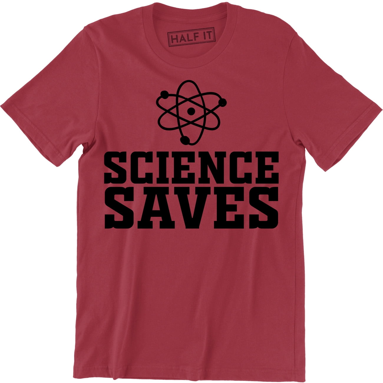 Science Saves Chemsitry Nerdy Geeky Smart Gym Reaction Scientist Tee ...