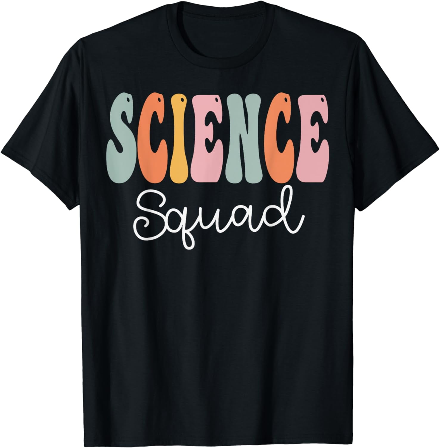 Science Squad Retro Groovy Vintage Happy First Day Of School T-Shirt - Walmart.com