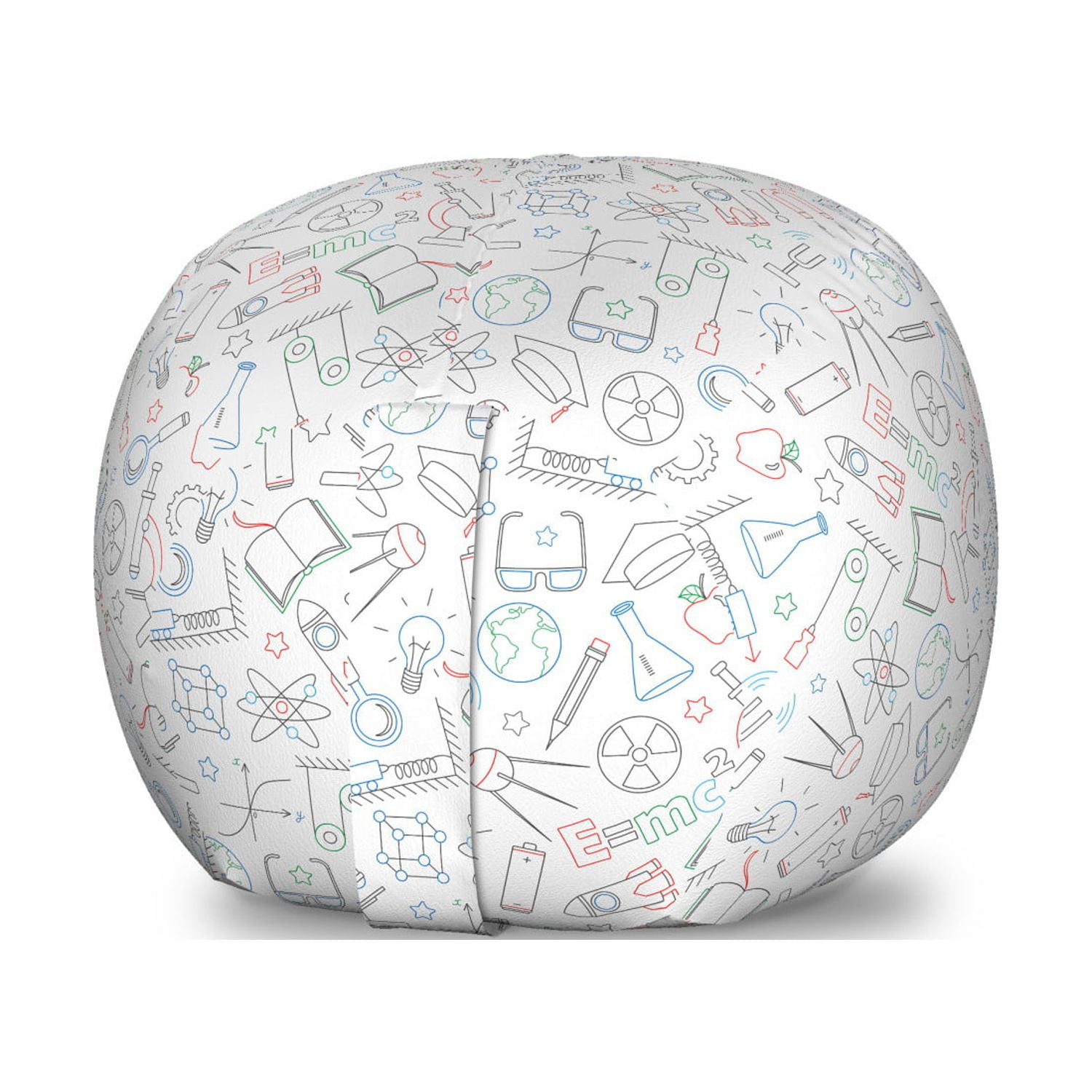 Science Storage Toy Bag Chair, Chemistry Physics Experimenting Theorems ...