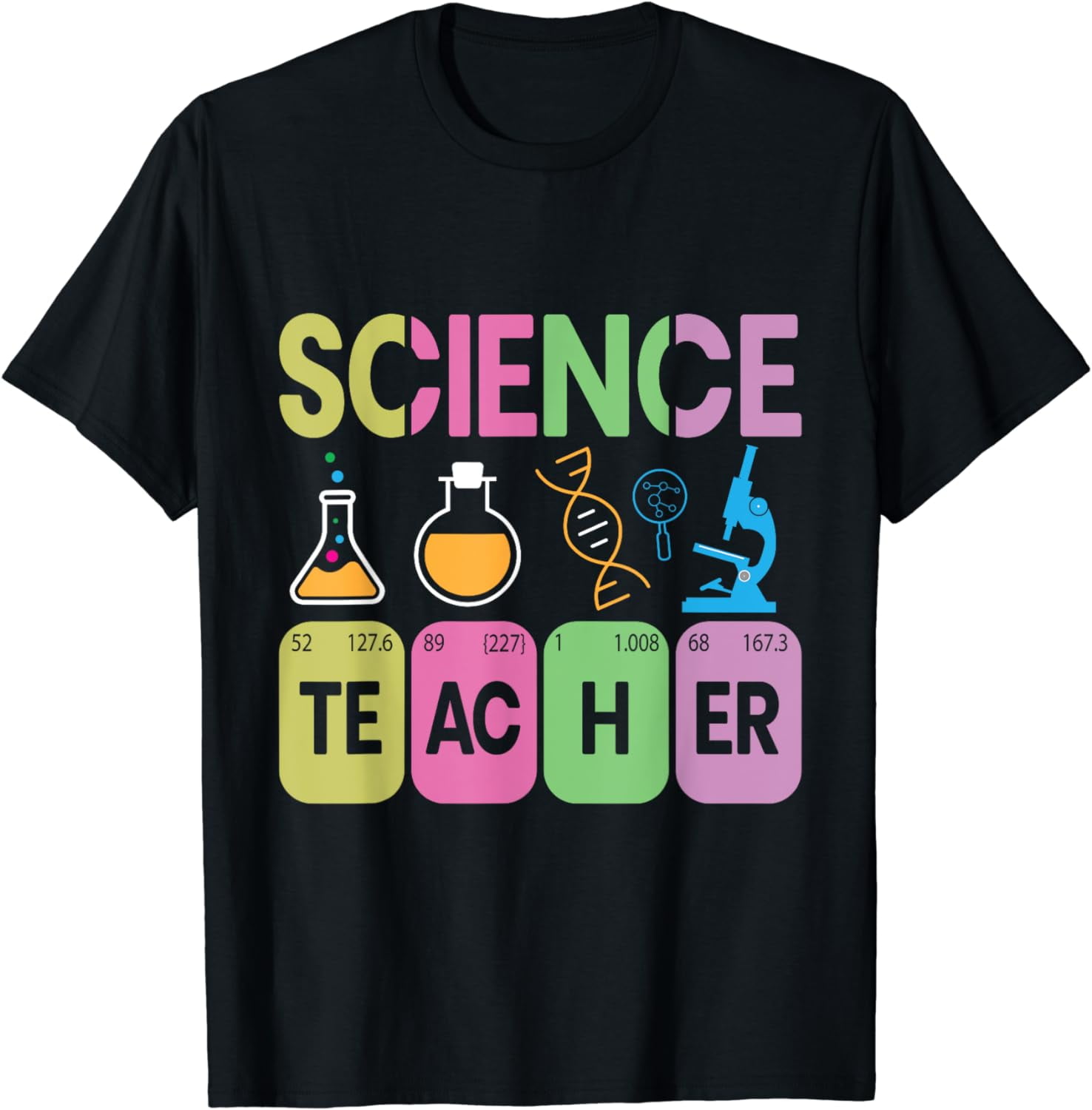 Science Teacher Funny Periodic Table Elements Graphic T-Shirt - Walmart.com
