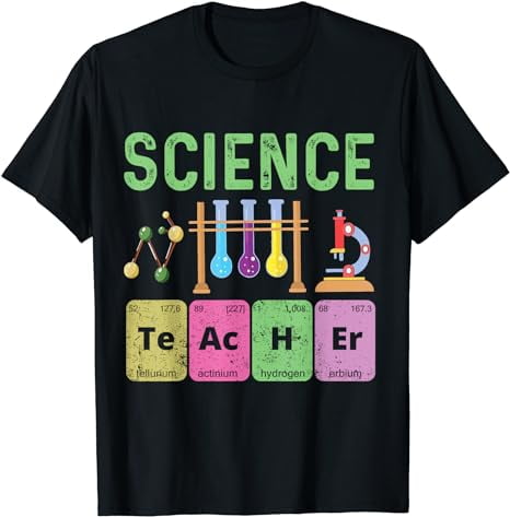 Science Teacher, Periodic Table, Chemistry Teacher T-Shirt - Walmart.com