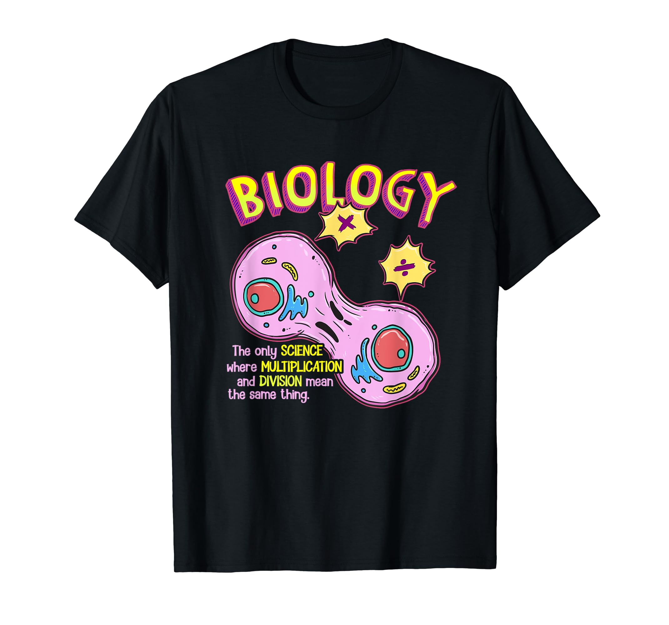 Science Teacher Shirt Cell Science Joke Pun Biology Teachers T-Shirt ...