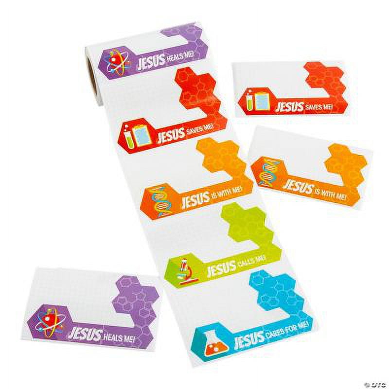 Science VBS Name Tags/Labels, Birthday, Stationery, 1 Piece - Walmart.com
