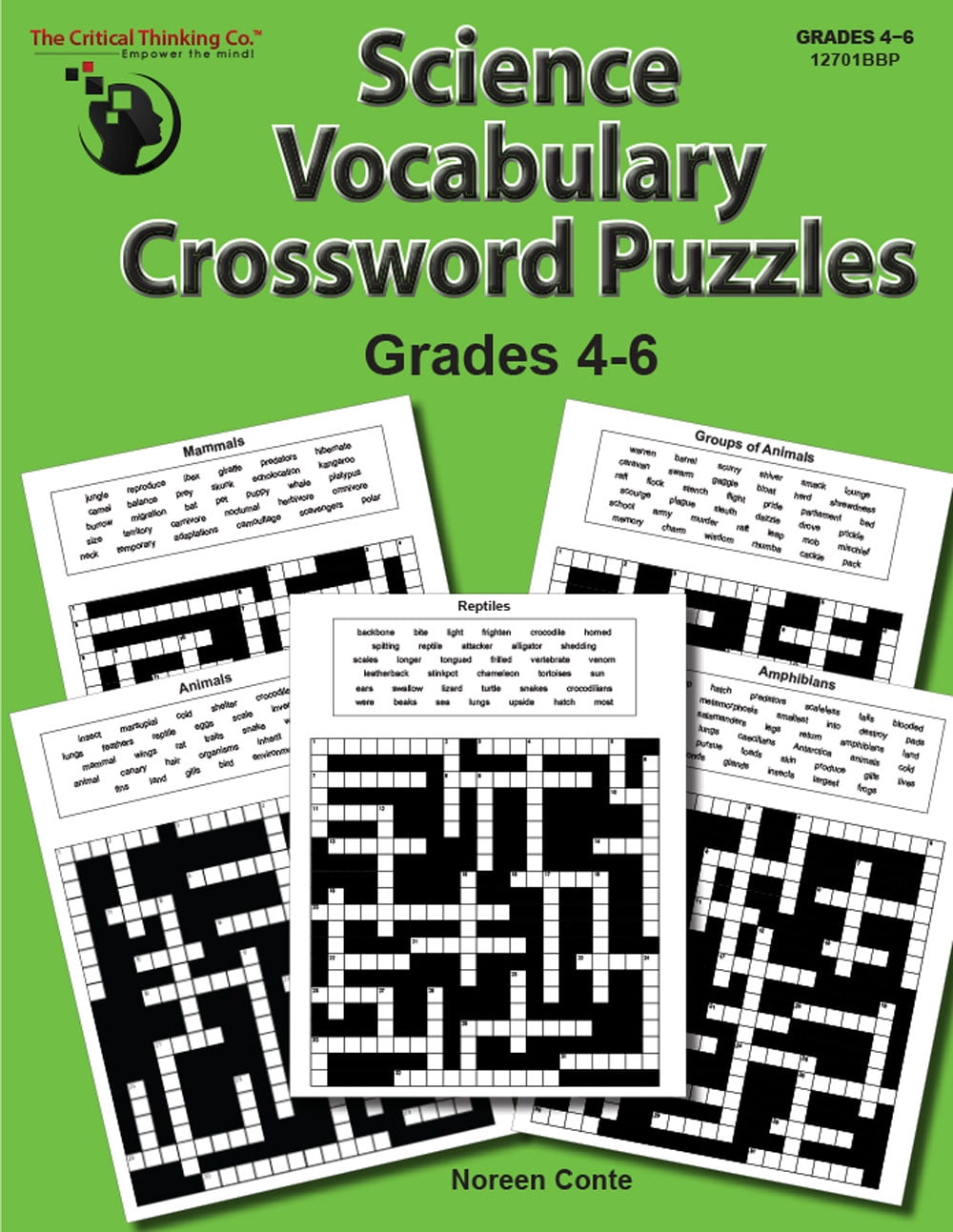 Science Vocabulary Crossword Puzzles - Reinforce Scientific Terms ...