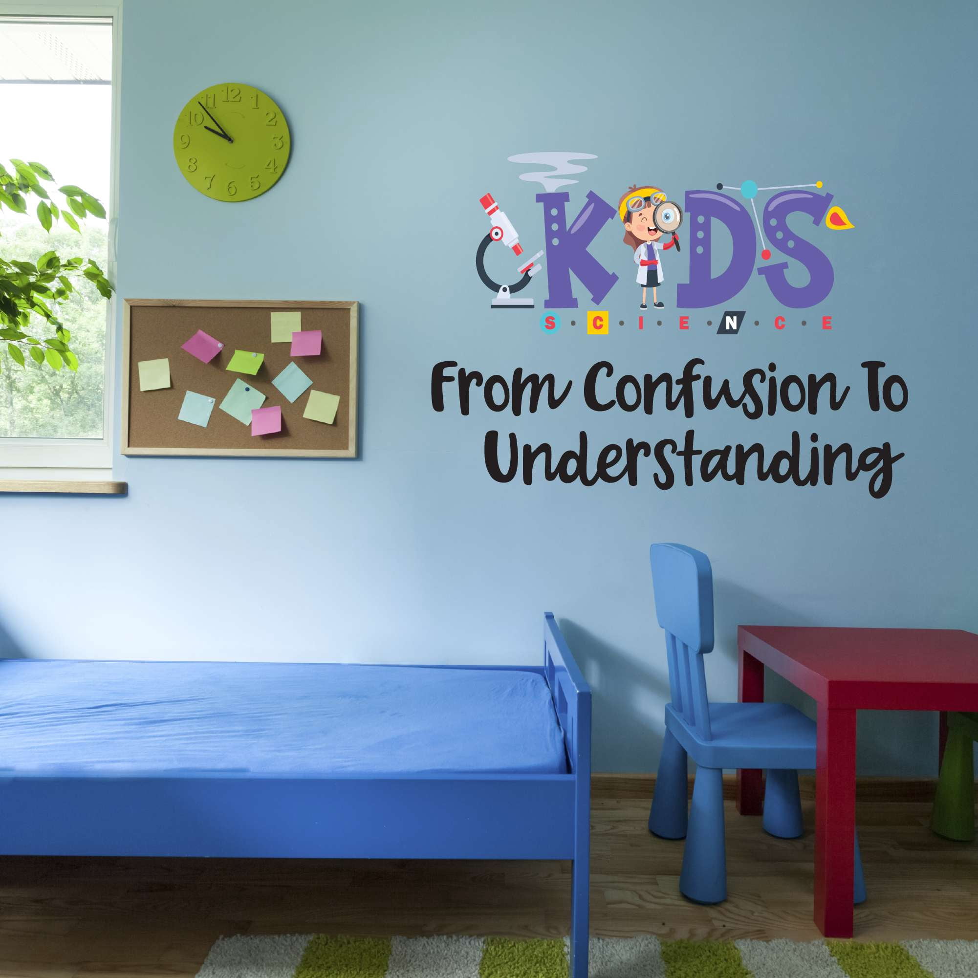 Science Wall Decal From Confusion To Understanding Technology ...