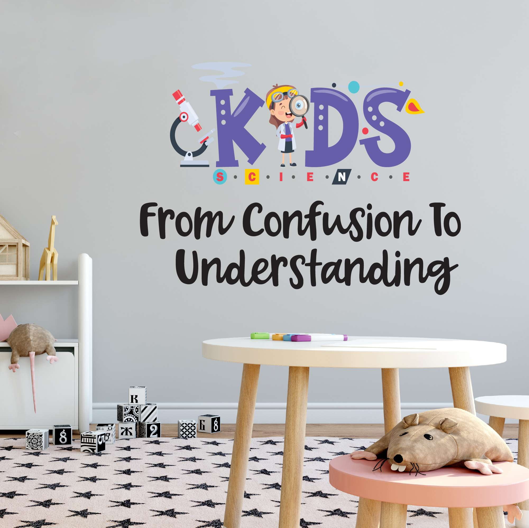 Science Wall Decal From confusion to understanding Technology ...