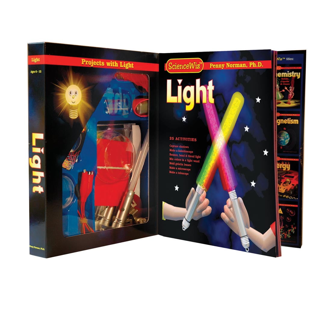 Science Wiz Light Kit STEM Learning Experiments Projects with Light Set ...