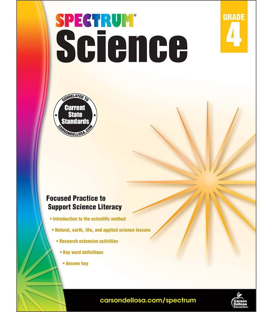 Science Workbook, Grade 4, Paperback | Bundle of 5 - Walmart Business ...