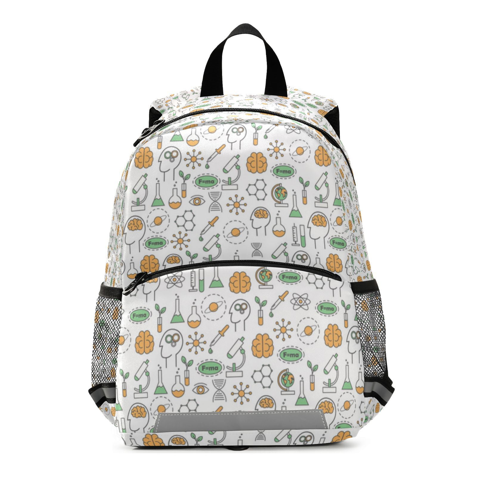 Science pattern background design Backpack Travel Laptop Casual College ...