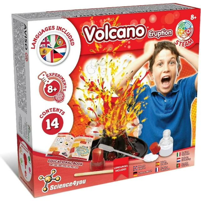 Science4You Volcano Eruption Science Kit - Walmart Business Supplies