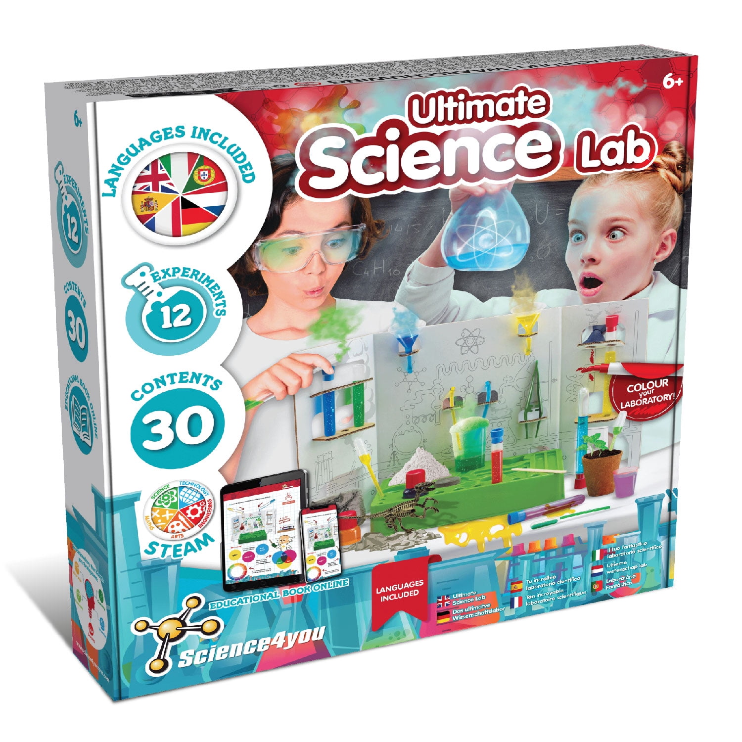Science4you Science Lab for Kids - Science Kit with Experiments for ...