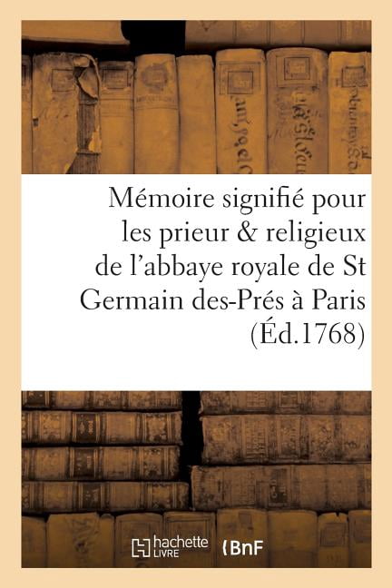 Sciences Sociales: Mémoire Signifié Pour Les Prieur & Religieux de l ...