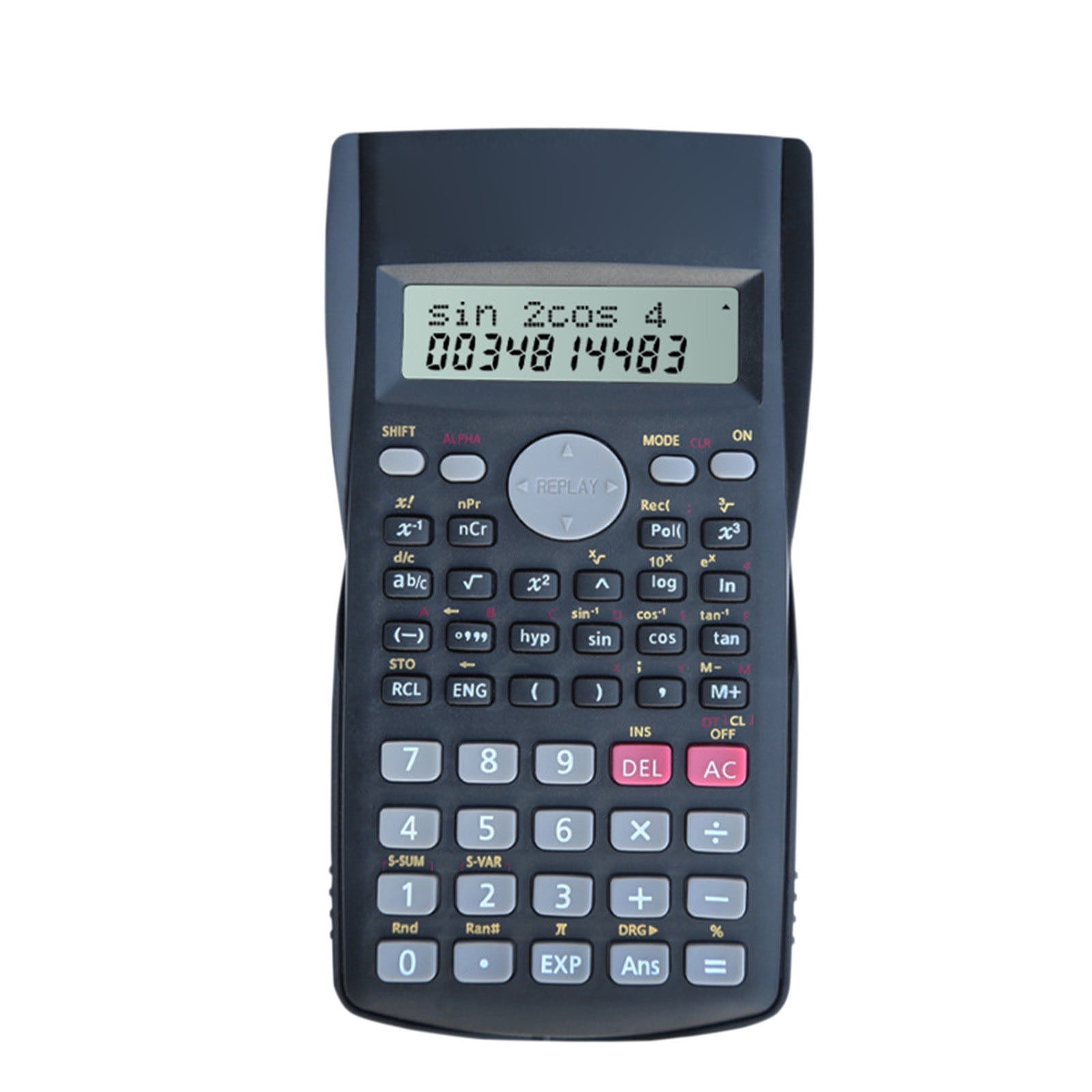 Scientific 2 Line Calculator - Fraction & College Math Calculator for ...