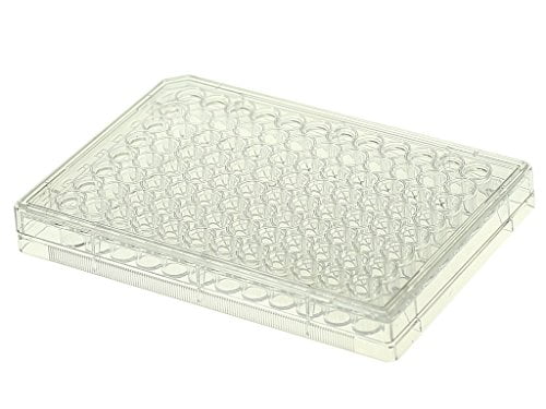 Scientific 701001 Polystyrene 96 Well Cell Culture Plate, Flat Bottom ...