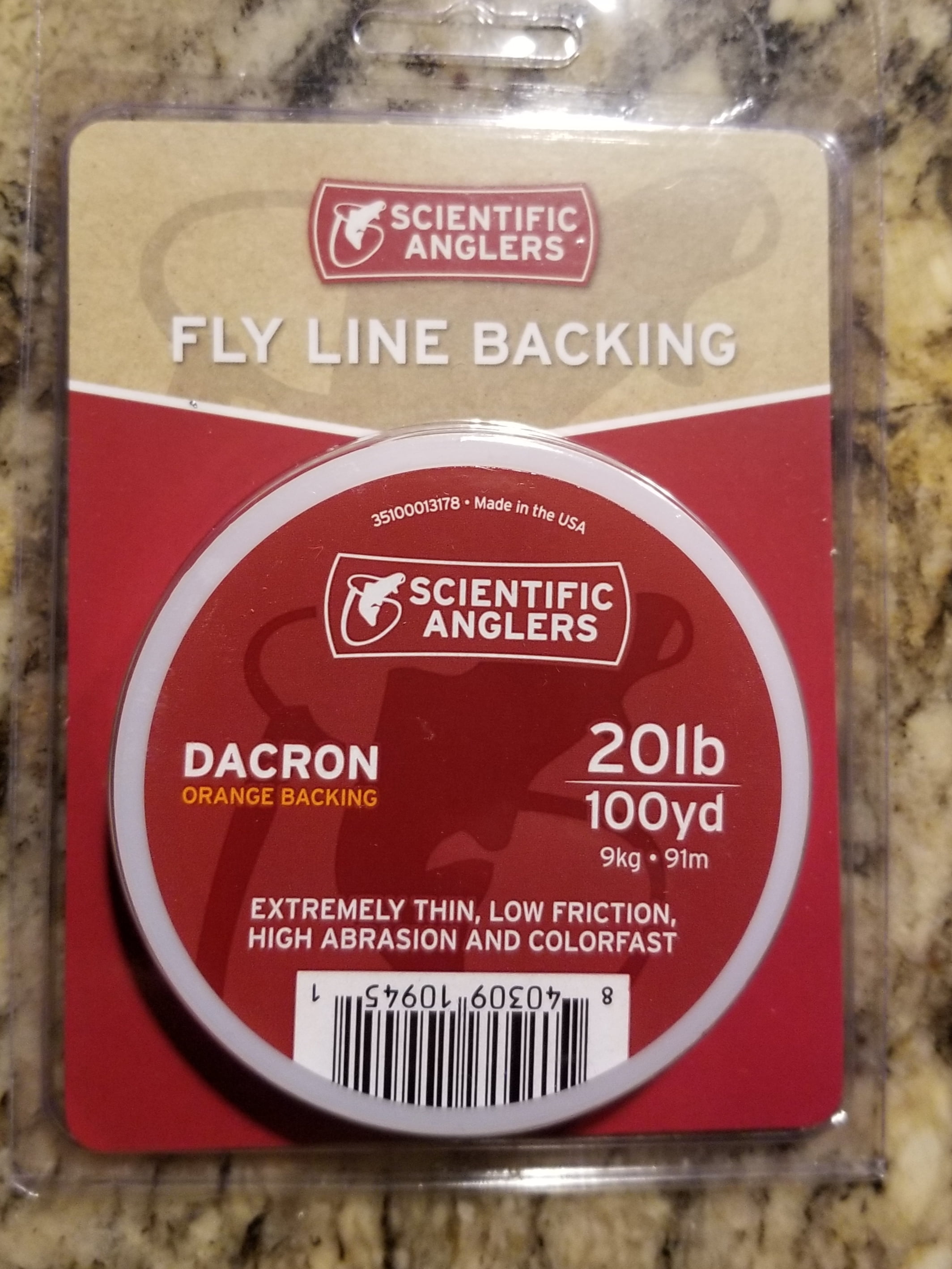 Scientific Anglers Dacron Fly Line Backing 30lb 100-yrds | White ...