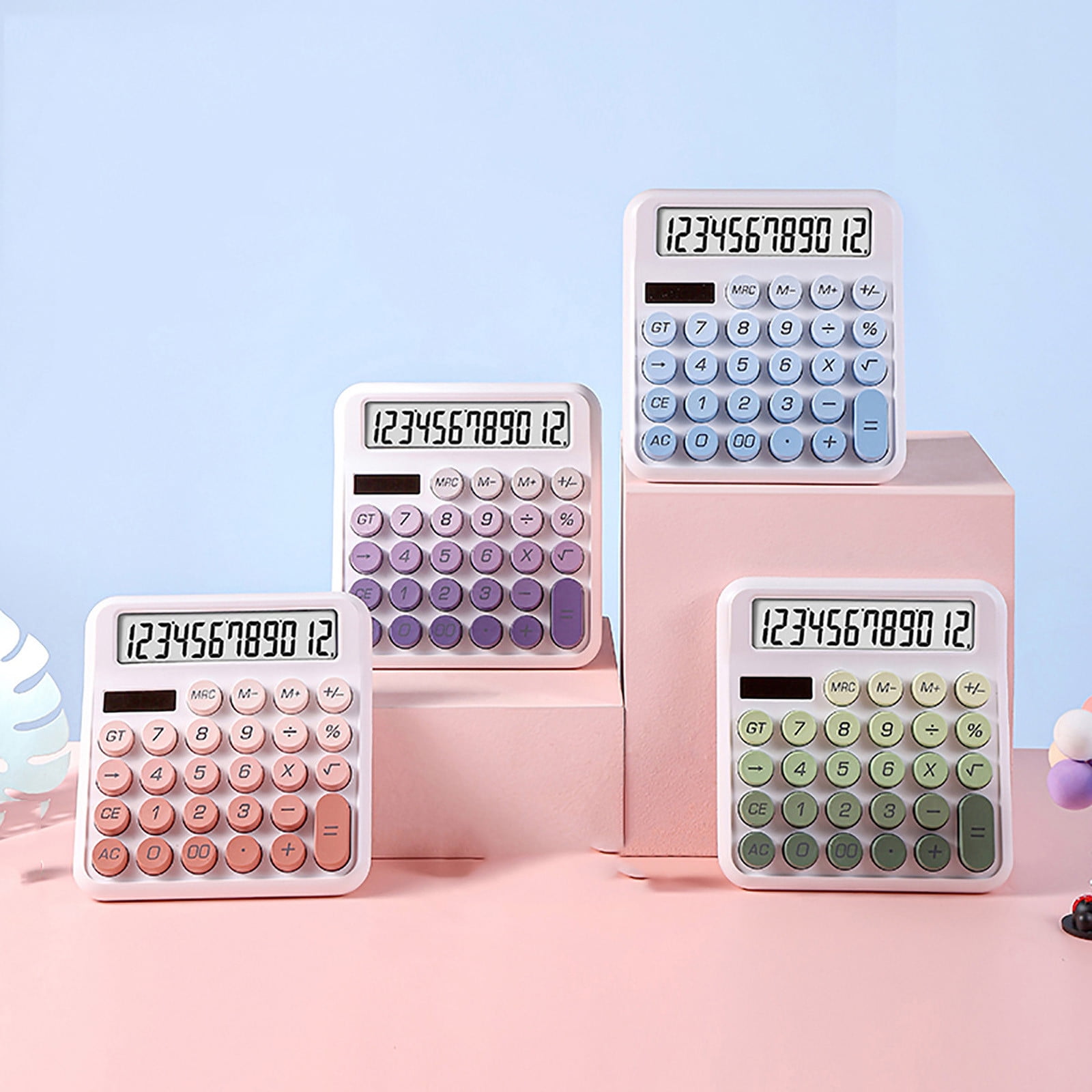 Bksdlh Scientific Calculator High Color Dopamine Mechanical Key 12 Bit ...