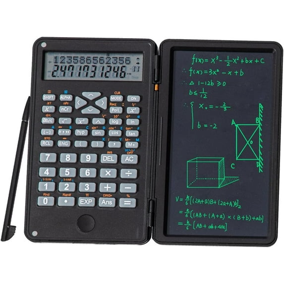 Scientific Calculator with LCD Writing Tablet – 240 Functions for Math ...