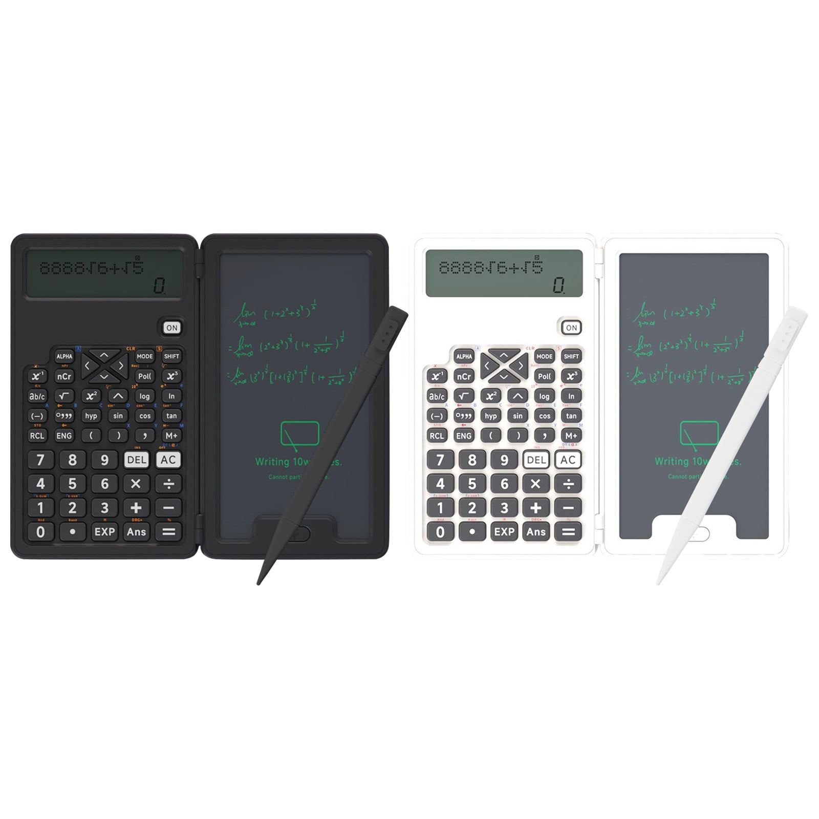 Scientific Calculator with Writing Tablet,2-Line Display Science ...