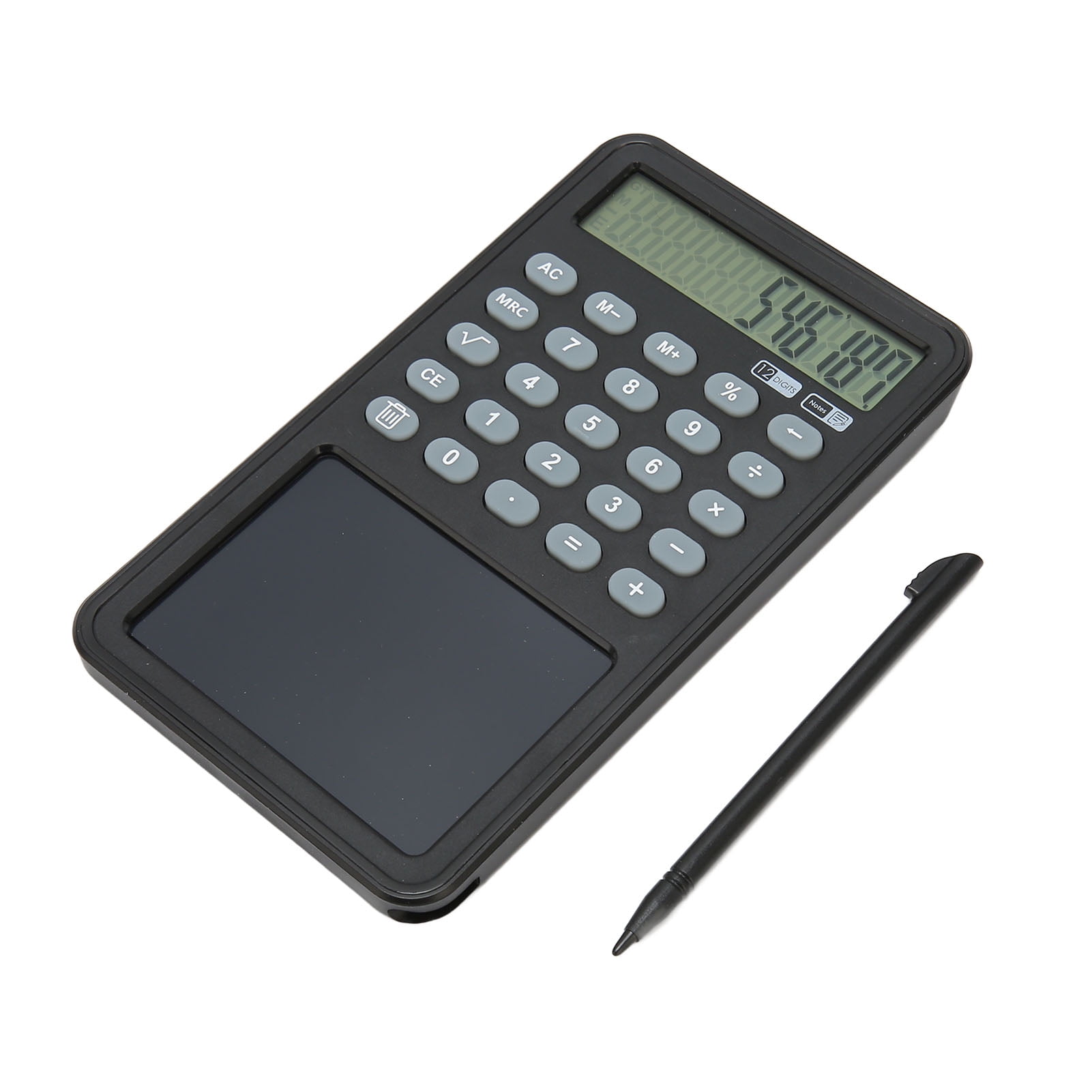 Scientific Calculator with Notepad 12 Digits LCD Display Calculator for Student Teacher Office ...