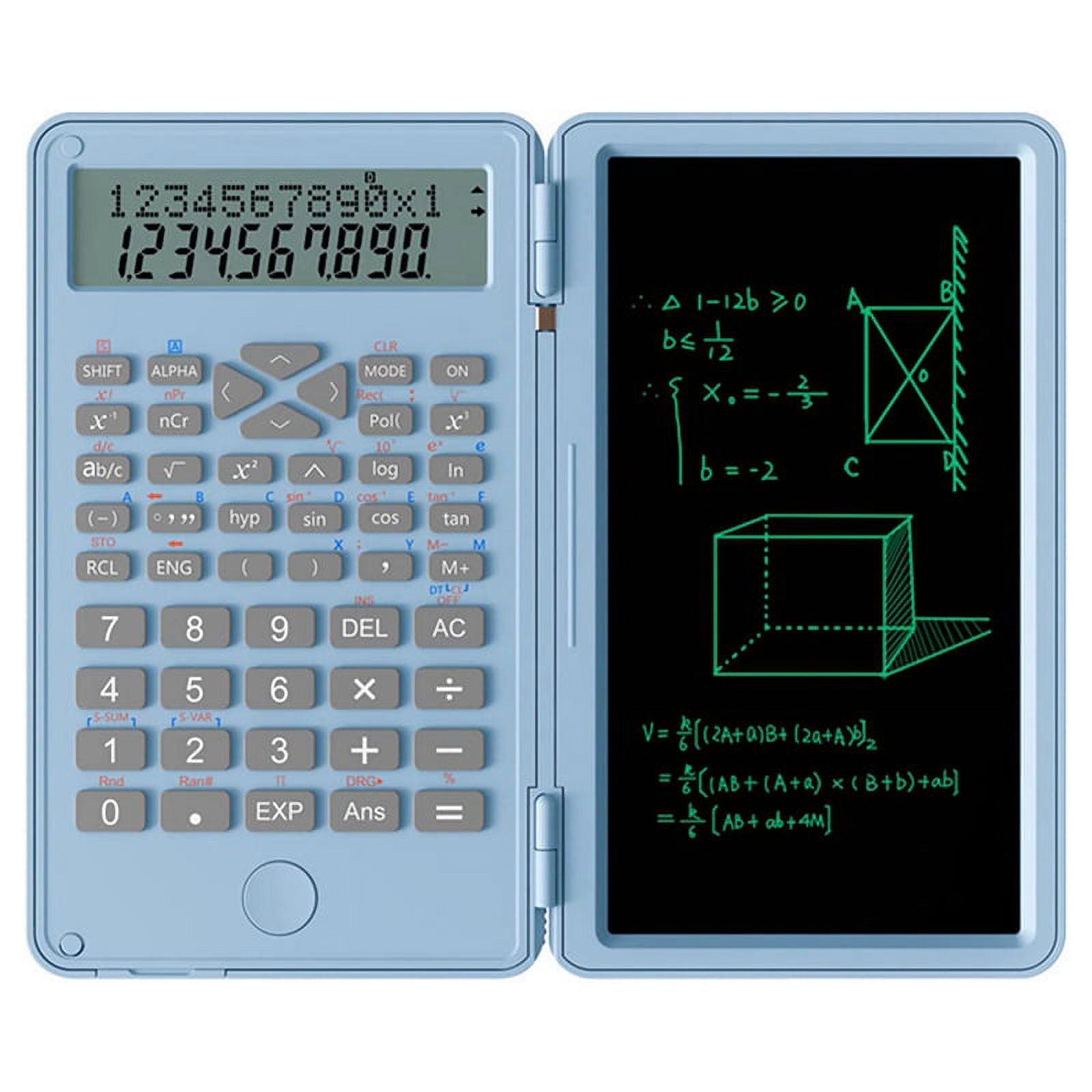Scientific Calculators, 12-Digit LCD Display with Erasable Writing ...