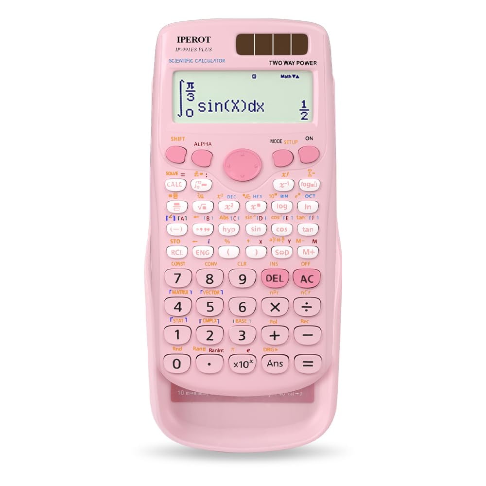 Scientific Calculators, Solar Scientific Calculator Large Screen 417 ...