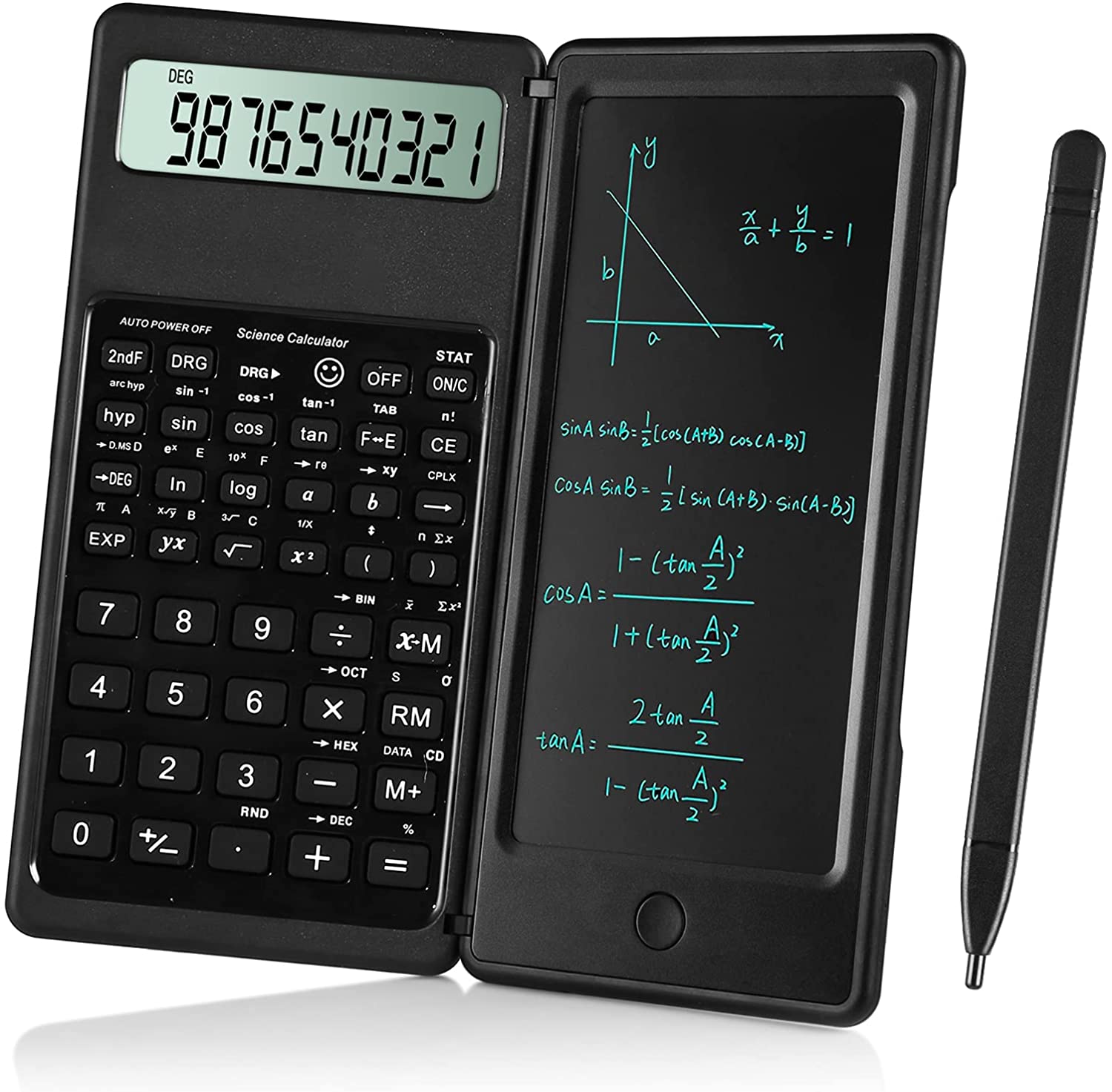 Scientific Calculators for Students, 10-Digit Large Screen, Math ...