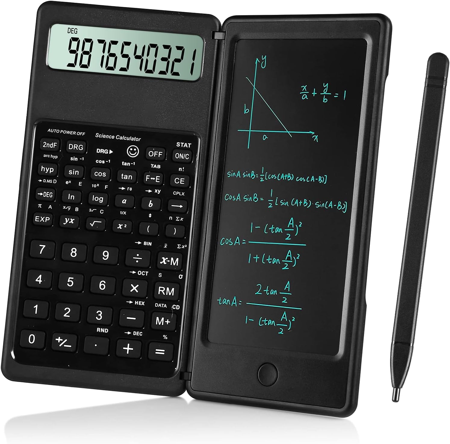 Scientific Calculators for Students, 10-Digit Large Screen, Math ...