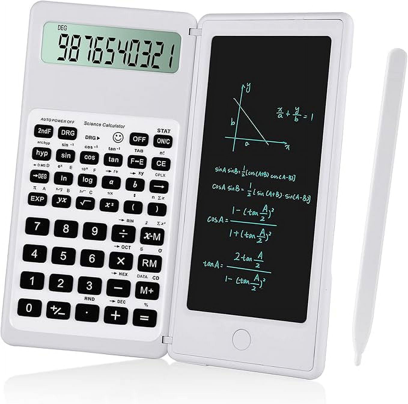 Scientific Calculators for Students, 10-Digit Large Screen, Math ...