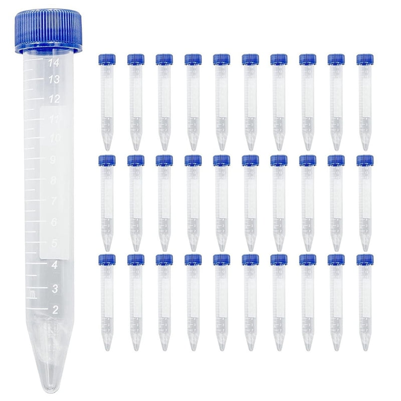 Scientific Conical Centrifuge Tubes 15ML, [100 Pack] Plastic Tube with ...
