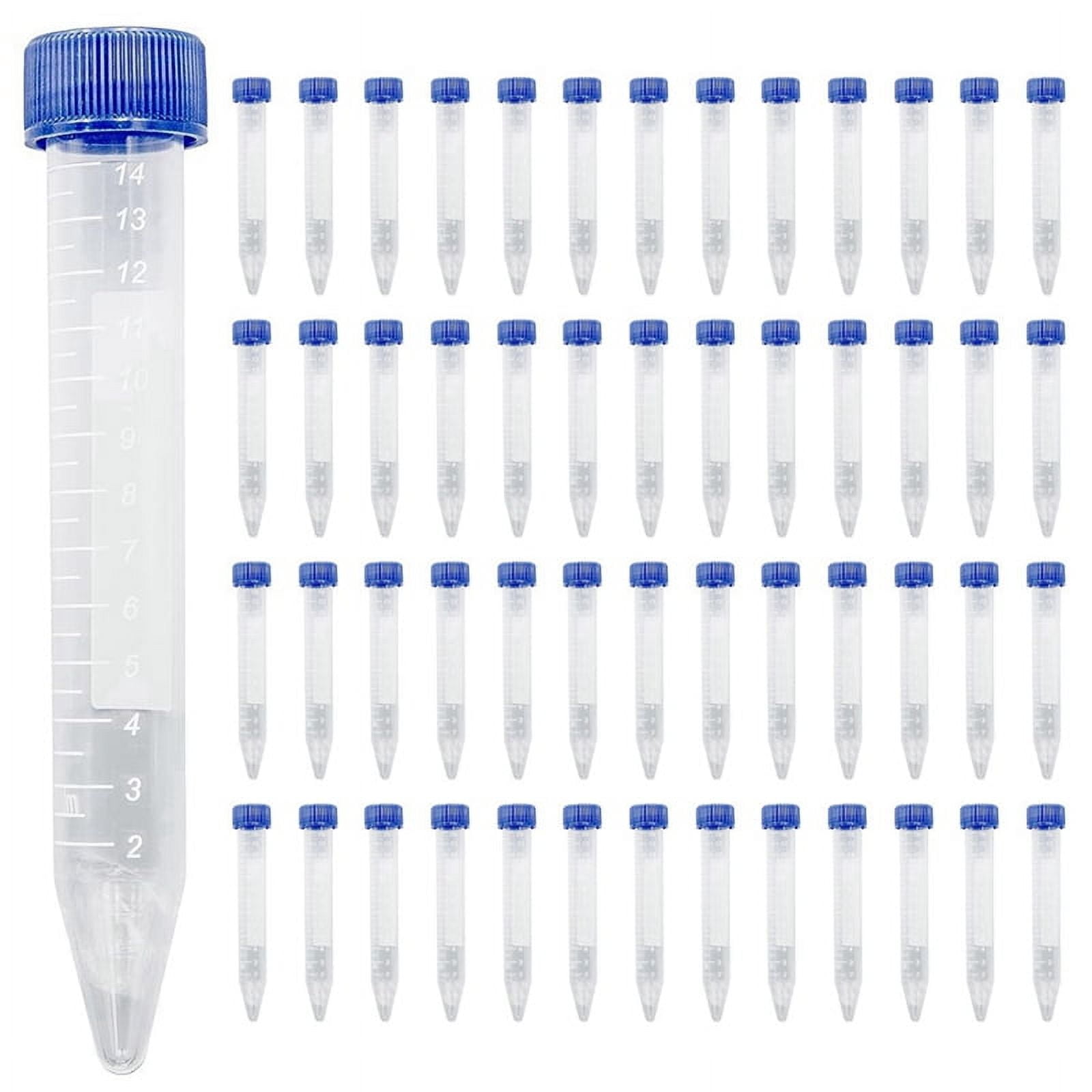 Scientific Conical Centrifuge Tubes 15ML, [250 Pack] Plastic Test Tube ...