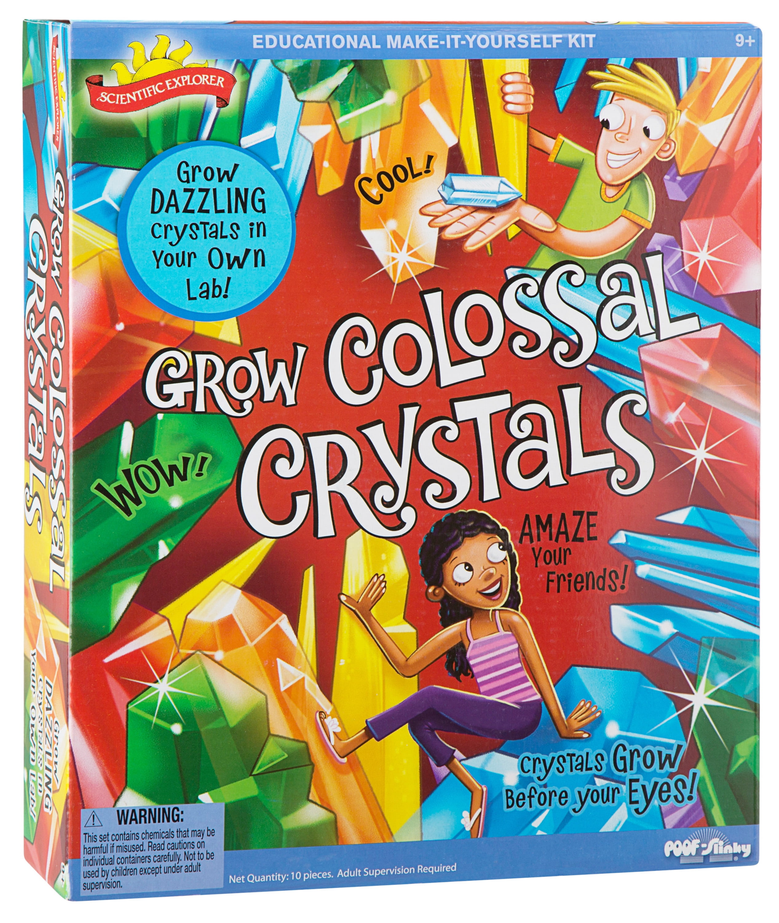 Scientific Explorer Grow Colossal Crystals - Walmart.com