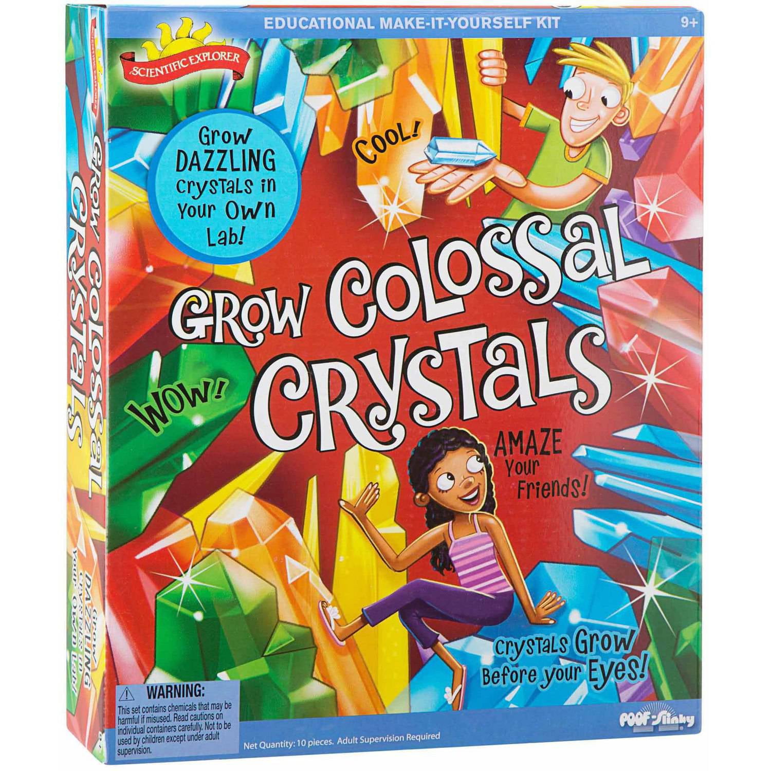 Scientific Explorer Grow Colossal Crystals - Walmart.com