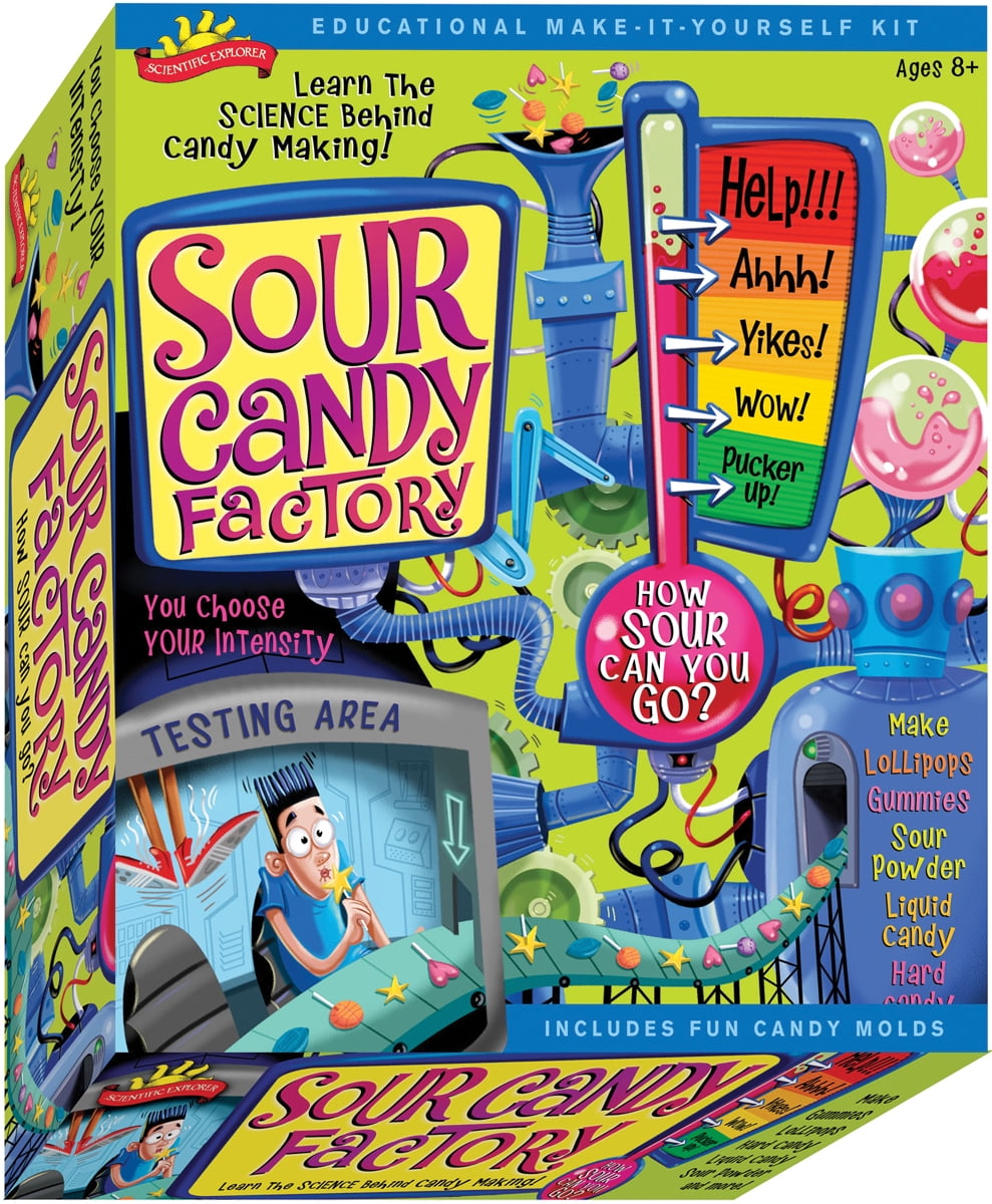 Scientific Explorer Sour Candy Factory Kit: Gummy Lab for Kids, Fun ...