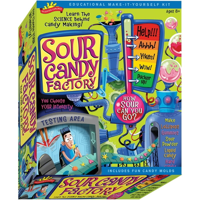 Scientific Explorer Sour Candy Factory Kit: Gummy Lab for Kids, Fun ...