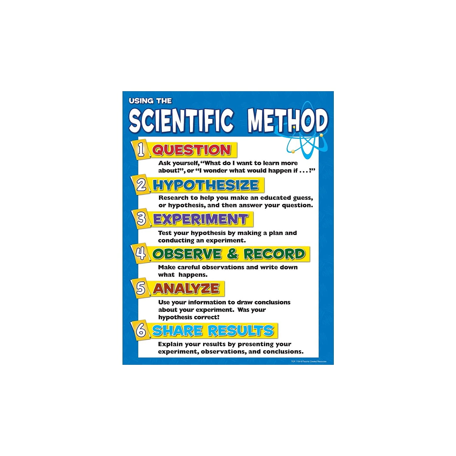 Scientific Method Chart 17x22 [TCR7704] - Walmart.com