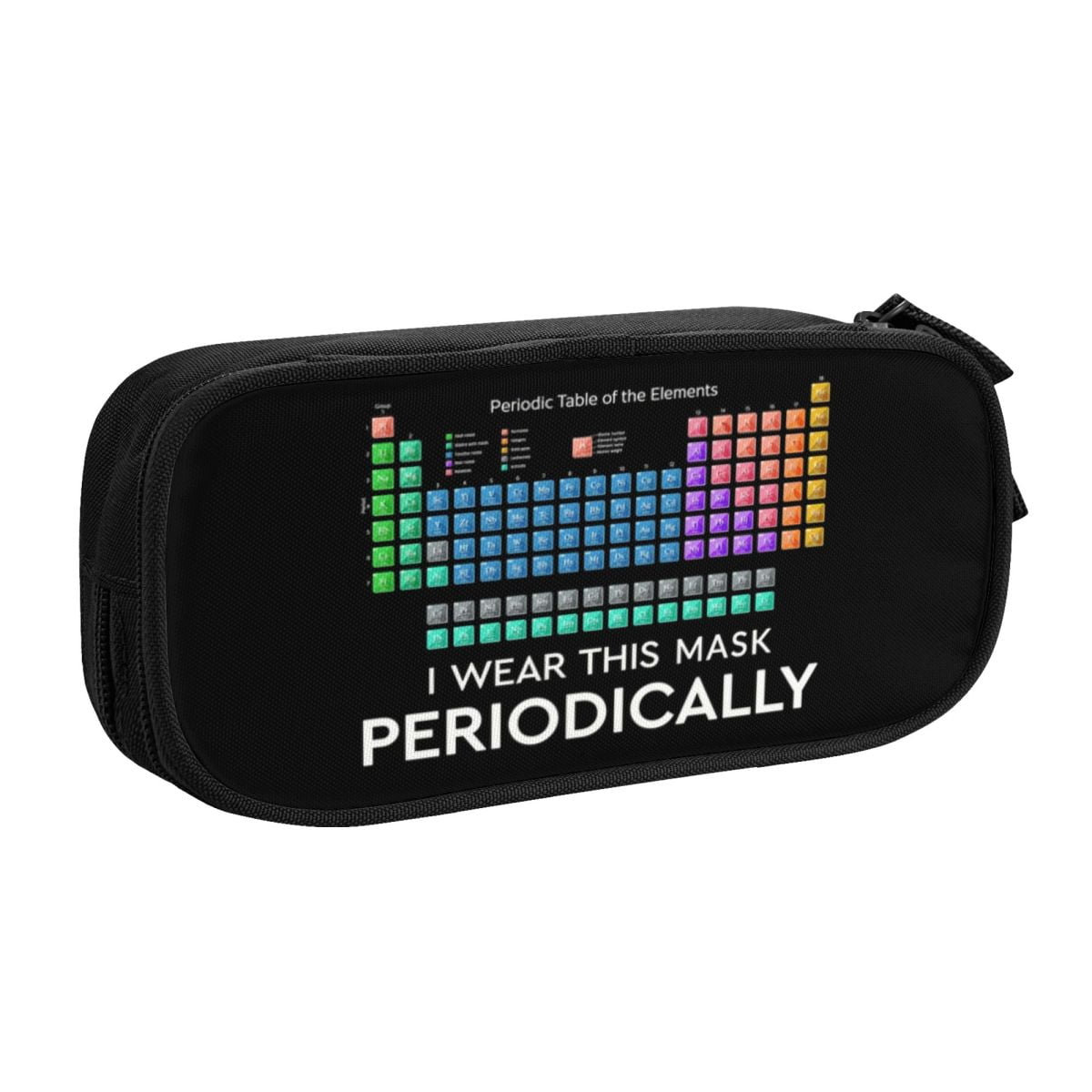 Scientifically Woven Text Pencil Case for Big Capacity Periodic Table ...