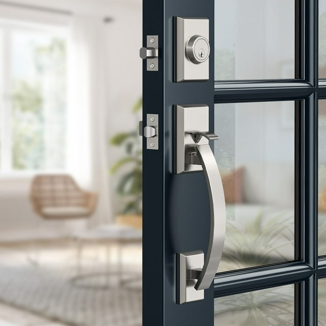 Scifil Front Door Lock Set, Door Handle Heavy Duty Entry Door Handle ...