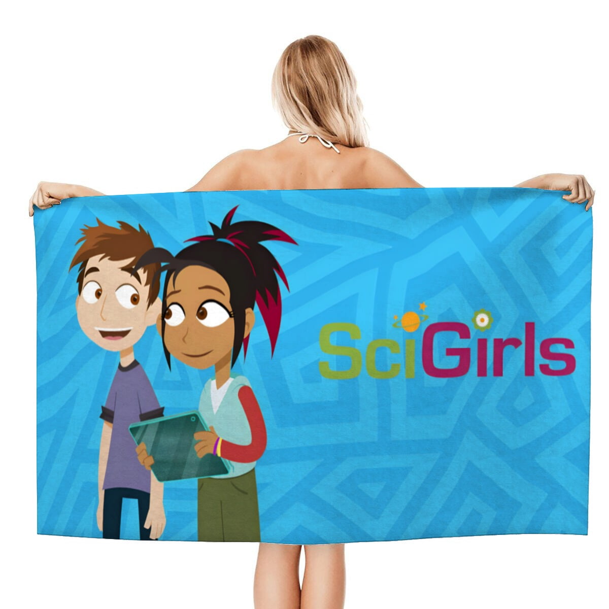 Scigirls Gifts Beach Towel for Women Girl Birthday Inspired Fan Bath ...