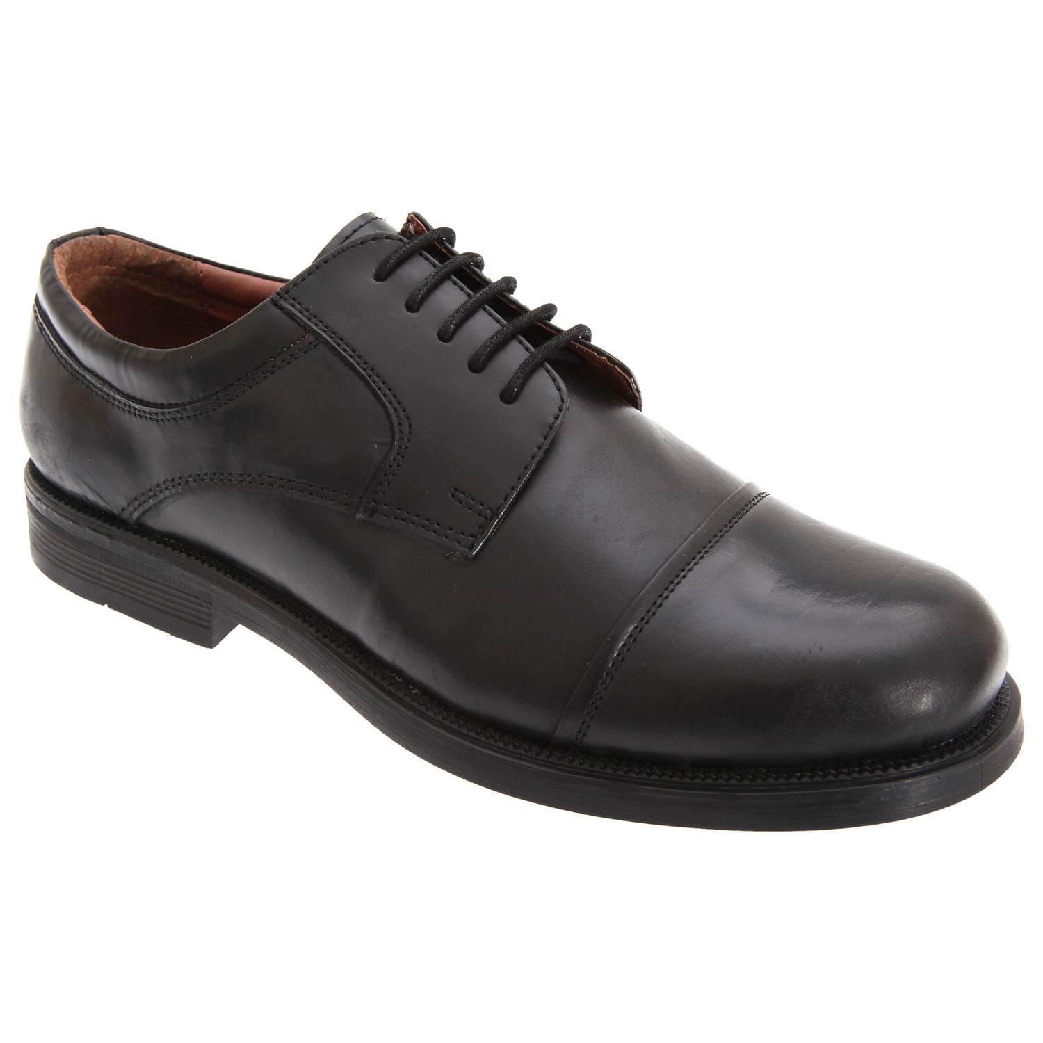 Scimitar Mens Capped Gibson Leather Shoes - Walmart.com