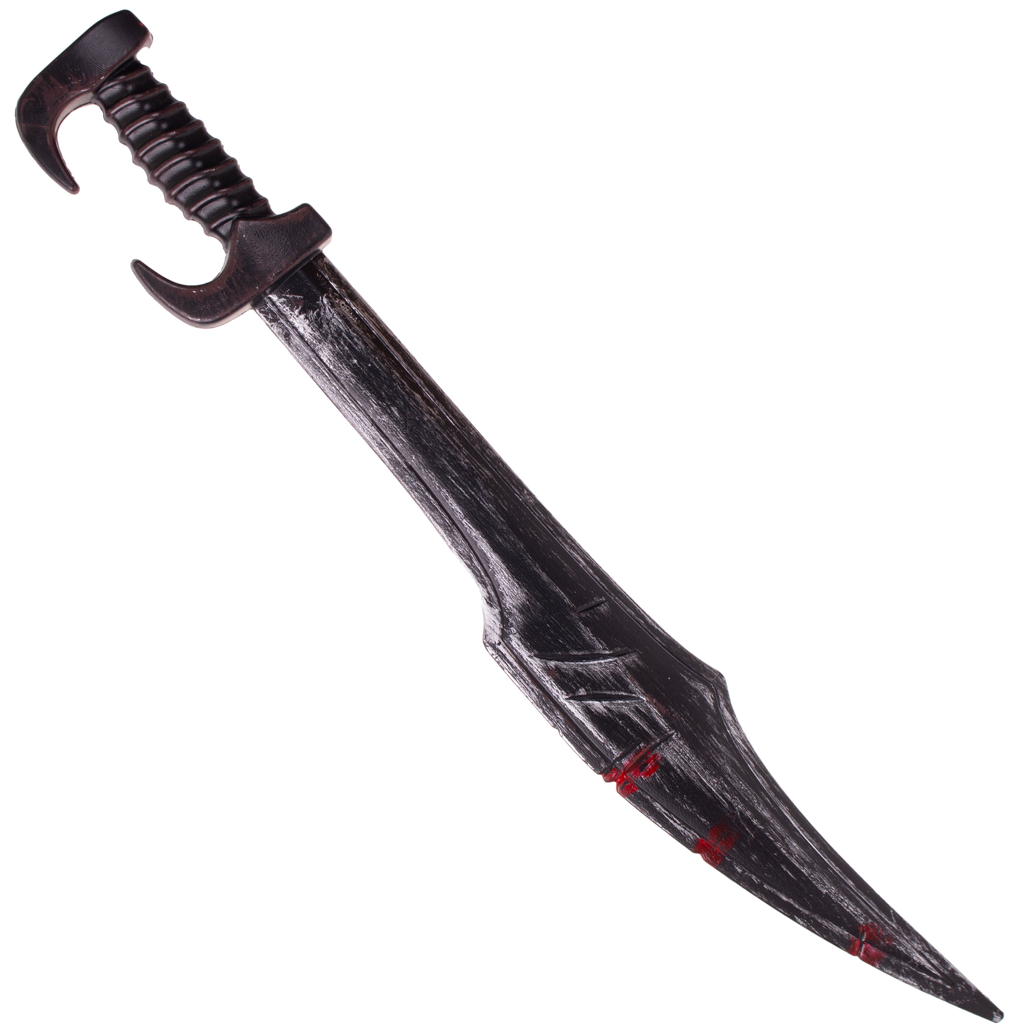 Scimitar w Hand Gaurd Battle Warrior Costume Halloween Plastic Sword ...