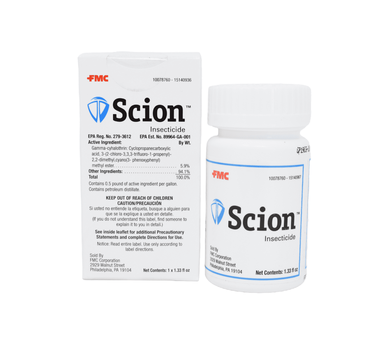 FMC Scion Insecticide, Household Outdoor Pesticide, Residual ...