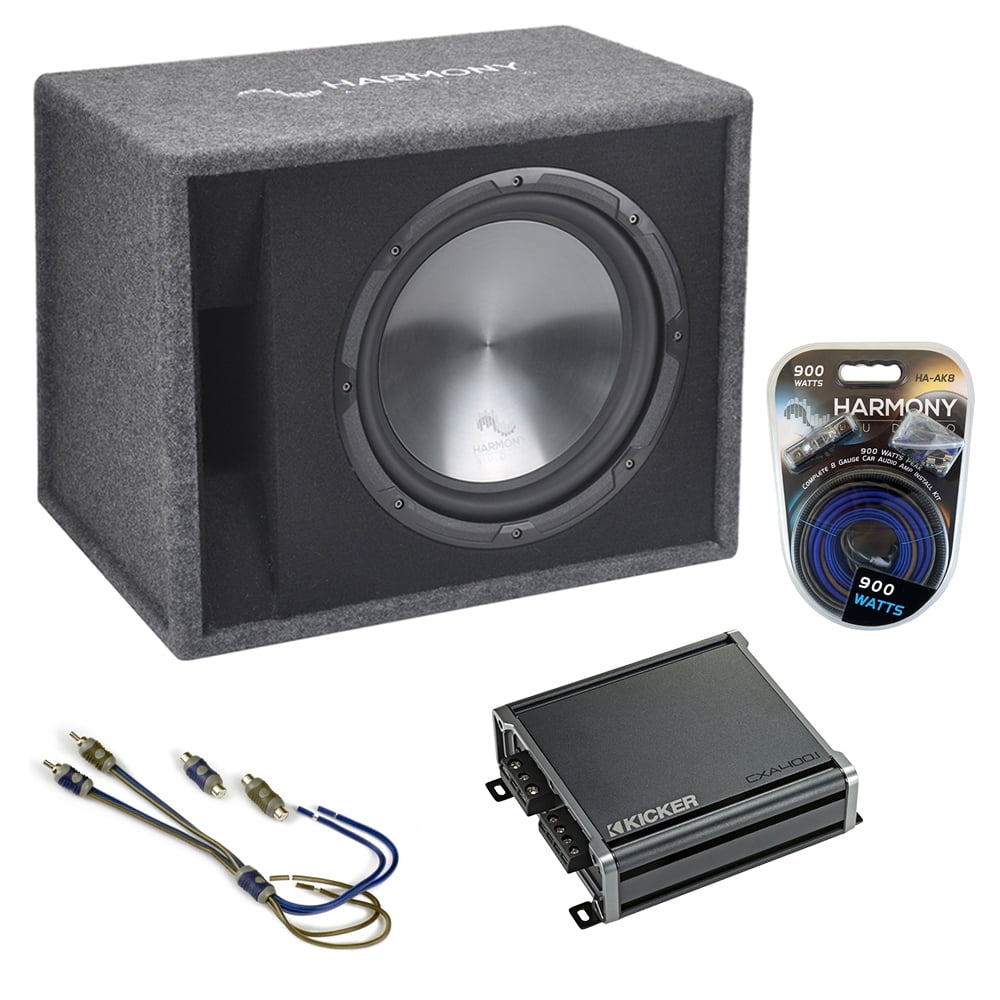 Scion tC 05-15 Harmony Single 12" Loaded Sub Box Enclosure & CXA400.1 ...