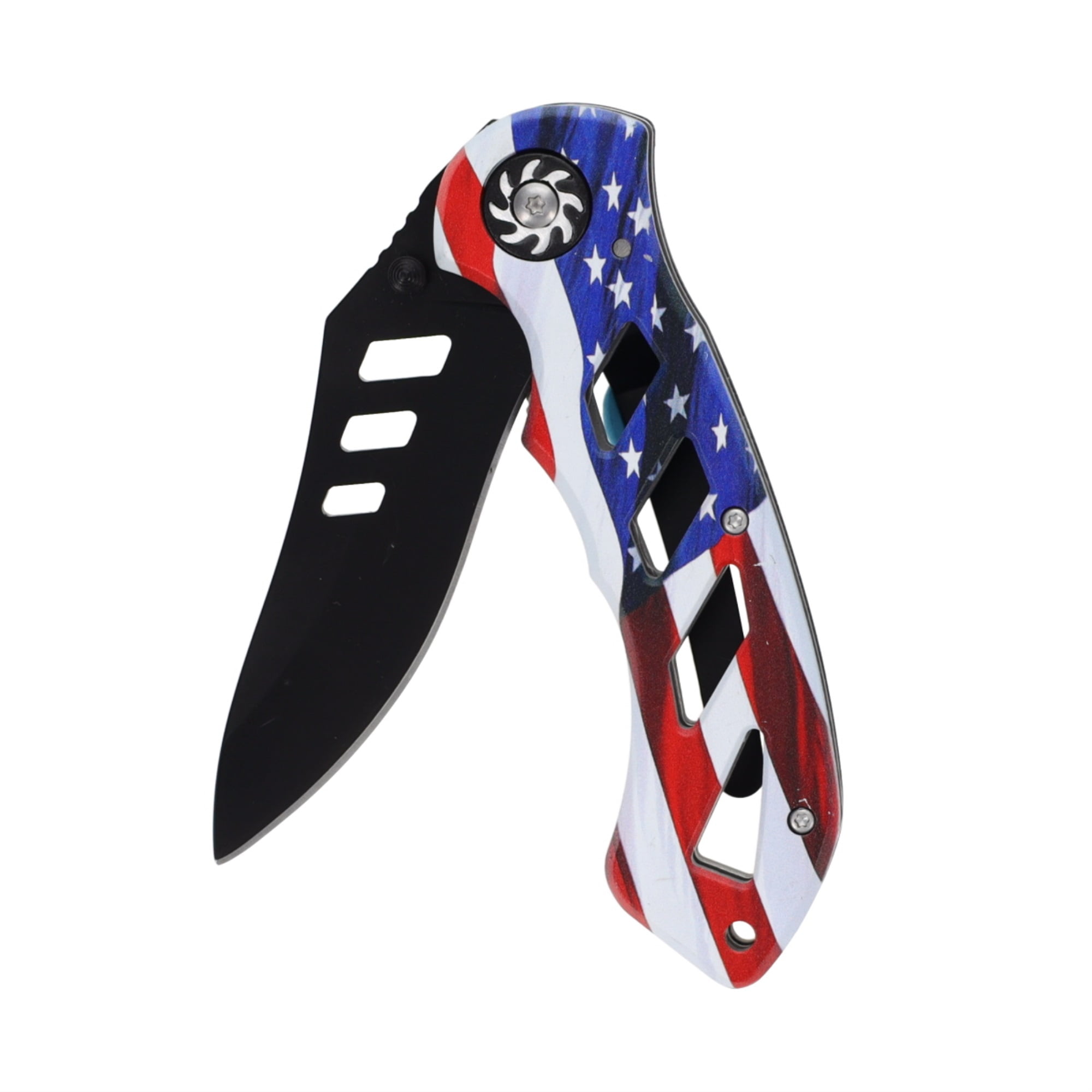 Scipio Patriotic Pocket Knife USA Flag Design SCYJ1533D Folding Knife ...