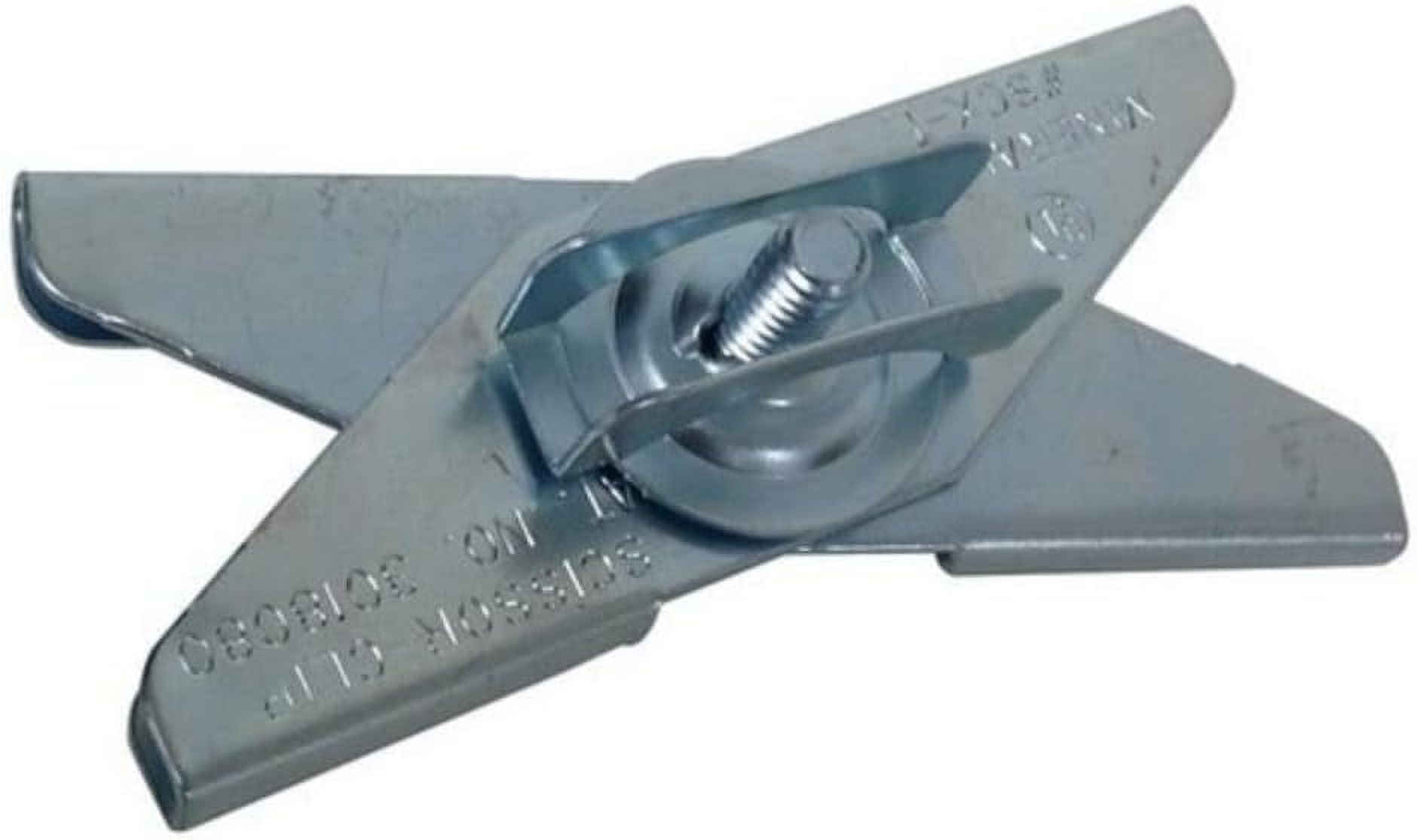 Scissor – 2 Piece Zinc Plated Clip, Wing Nut Washer – For Mounting ...