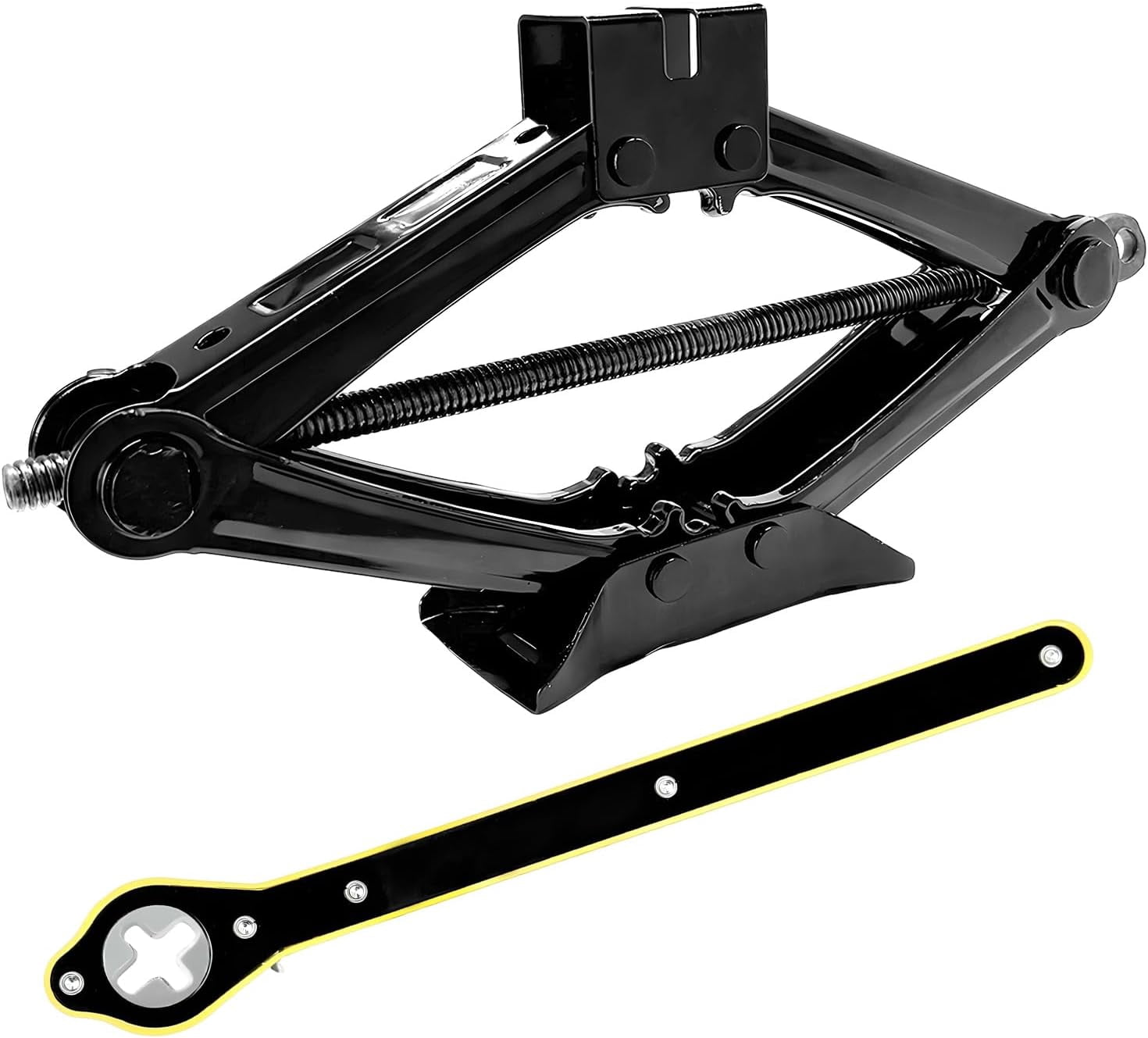 Scissor Jack for Car, 2 Ton (4409 lbs) Heavy Duty Lift Jack with ...