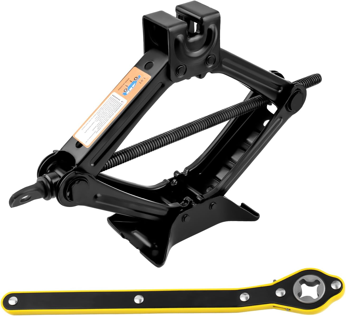 Scissor Jack for Car with Ratchet Wrench,1.5T (3307lbs) Capacity ...