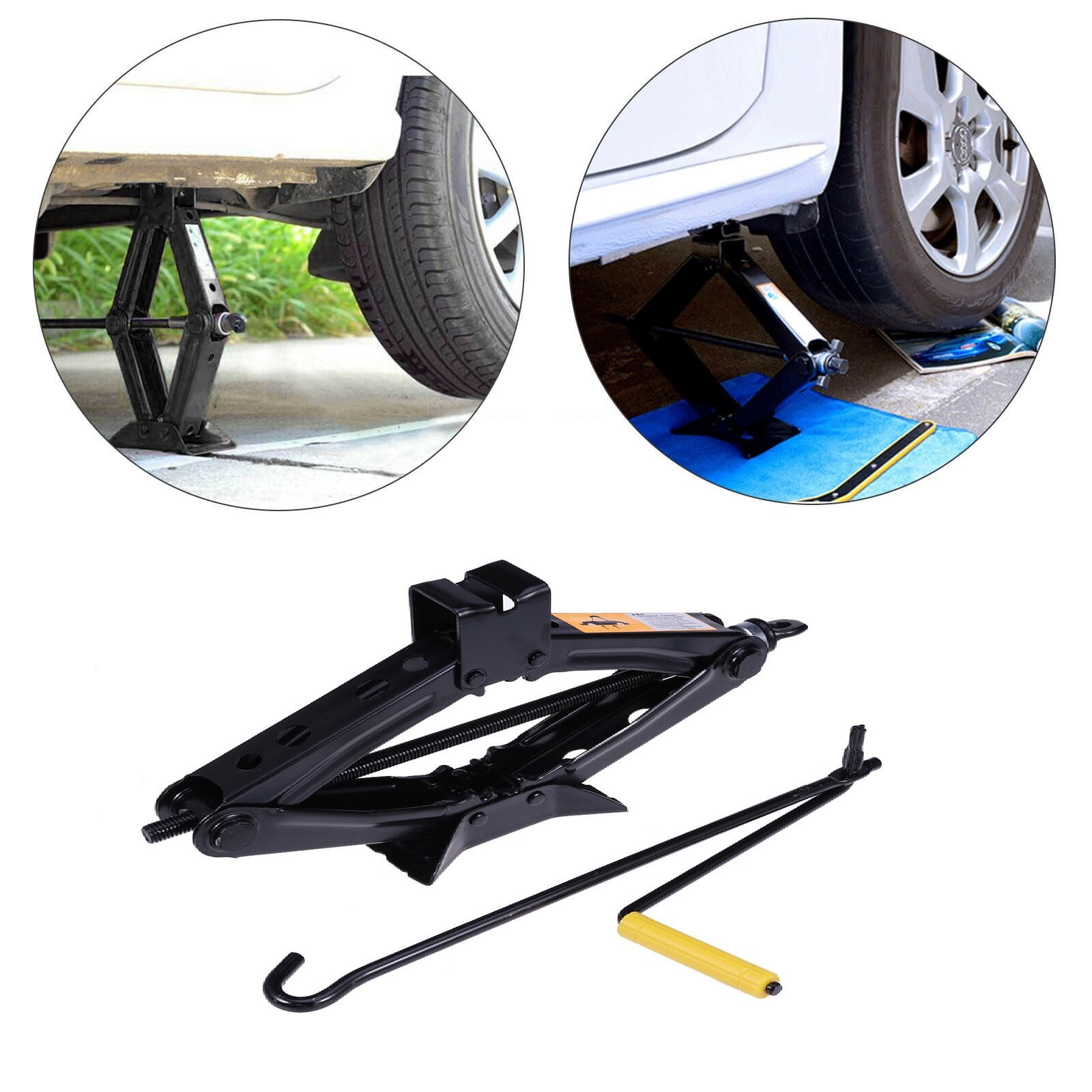 Scissor Jack,Fast and Labor-Saving Design, Load 2 Tons(4409lbs ... Scissor Jack,Fast and Labor-Saving Design, Load 2 Tons(4409lbs ...
